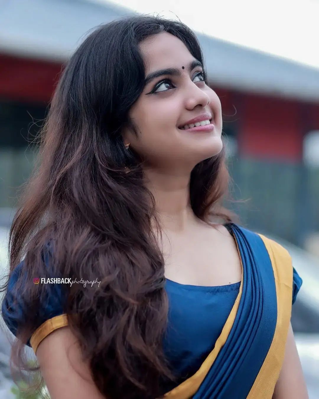 Makal Movie Actress Devika Sanjay's Stunning Look in Saree, Pics ...