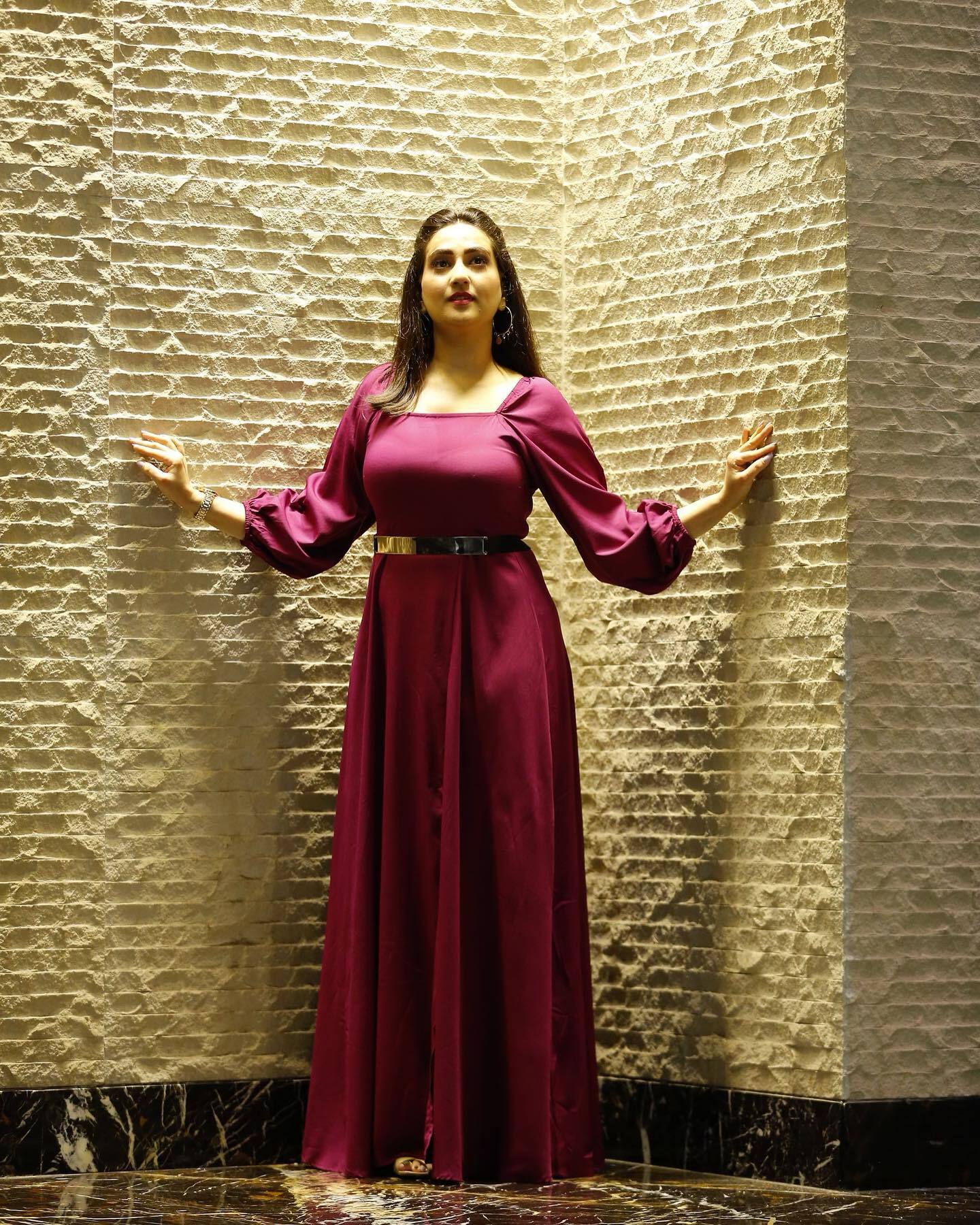 Manjusha:పర్పుల్ ఔట్‌ఫిట్‌లో పిండేసిన బ్యూటీ | Anchor Manju shah Purple ...