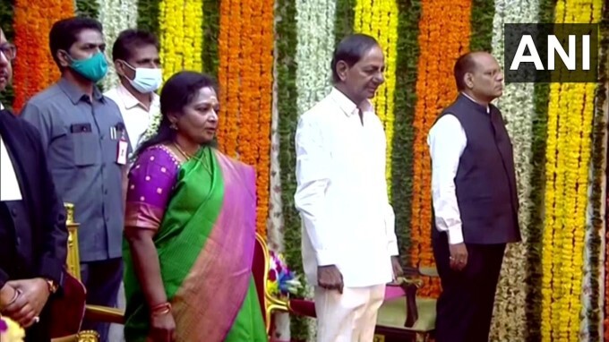 Ujjal Bhuyan Sworn In As Chief Justice Of Telangana High Court Photos ...