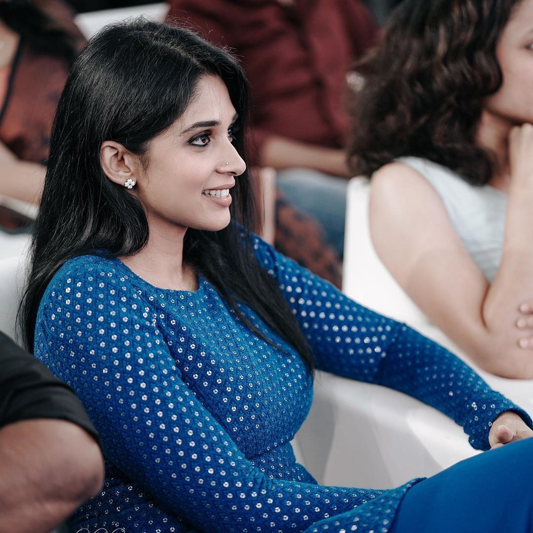 Paappan Movie Fame Nyla Usha Looks Stunning in Vanitha Magazine ...