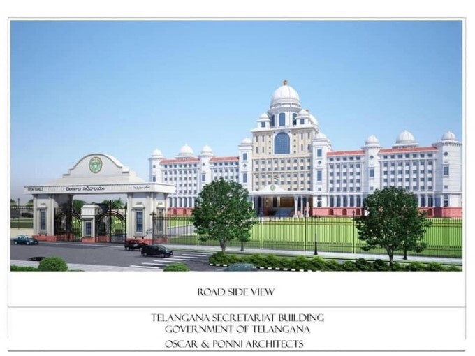 Telangana's New Secretariat Building Architect Plans Photos: HD Images ...