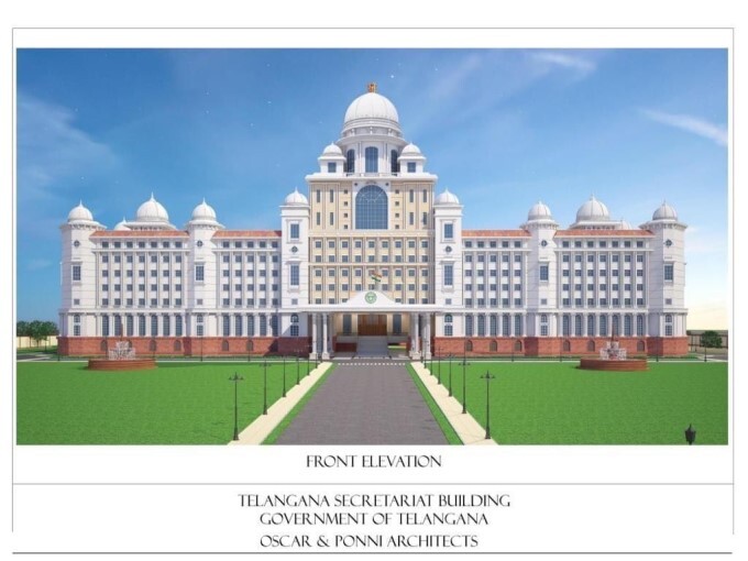 Telangana's New Secretariat Building Architect Plans Photos: HD Images ...