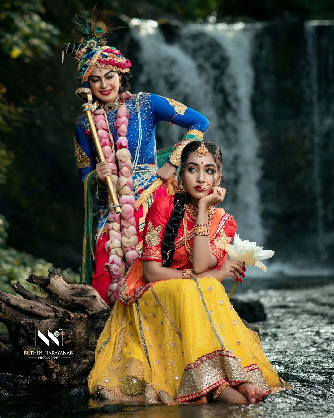 Actress Anusree As Lord Sreekrishna On Janmashtami, New Photoshoot Goes ...