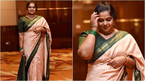Actress Fara Shibla New Makeover In Amma Saree Which Is Fifteen years ...