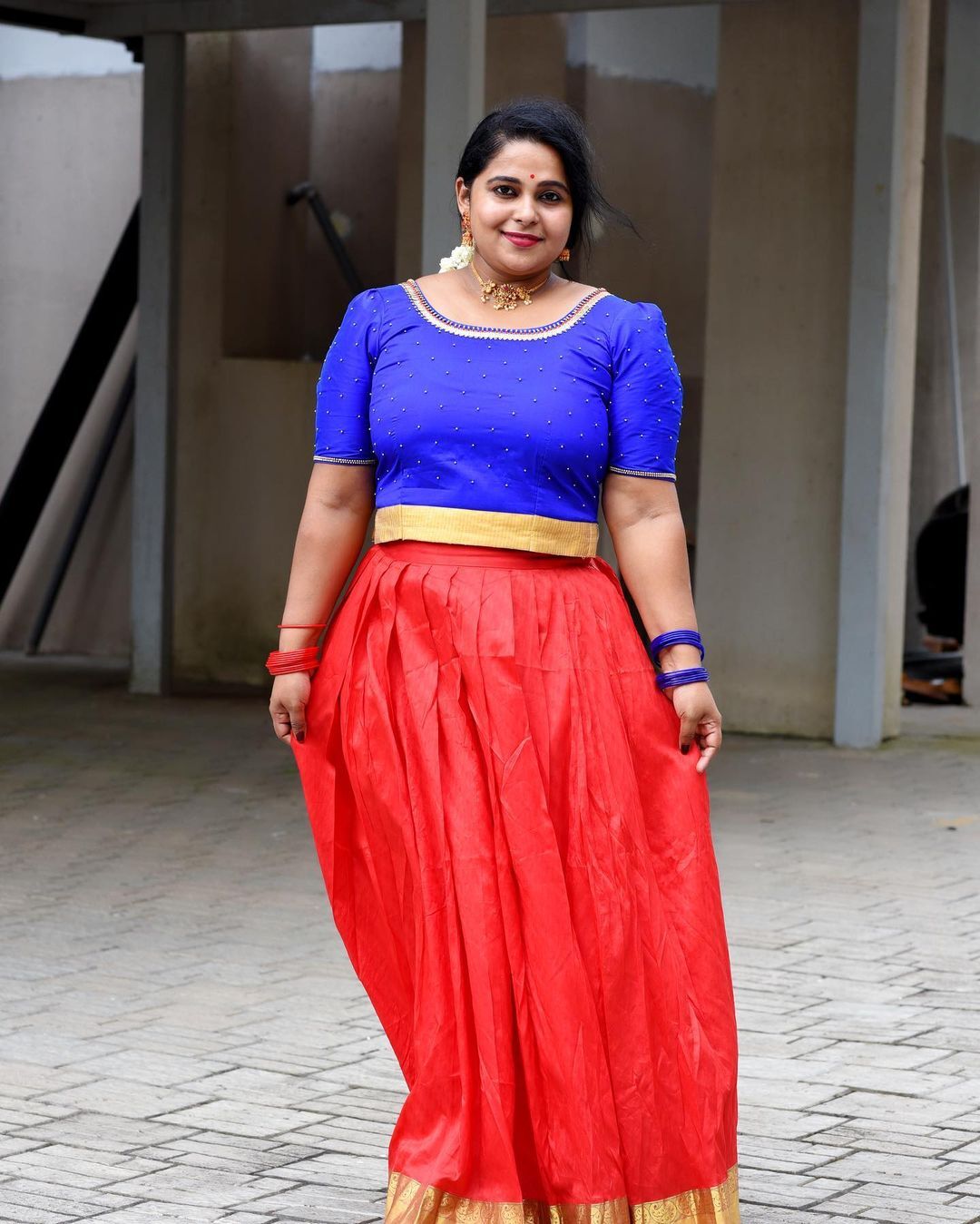 Actress Fara Shibla New Makeover In Amma Saree Which Is Fifteen years ...