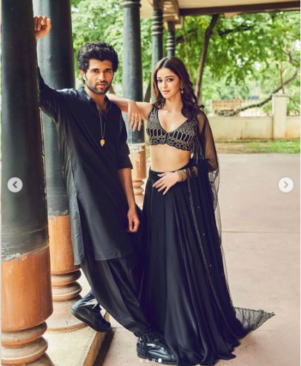 Vijay Deverakonda And Ananya Panday During The Promotion Of Film Liger ...