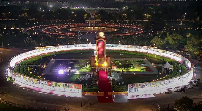 PM Modi Inaugurates 28-ft Statue Of Netaji Subhas Chandra Bose Photos ...