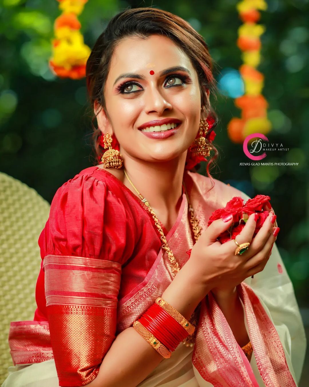 Dhanya Mary Varghese Engagement Photos