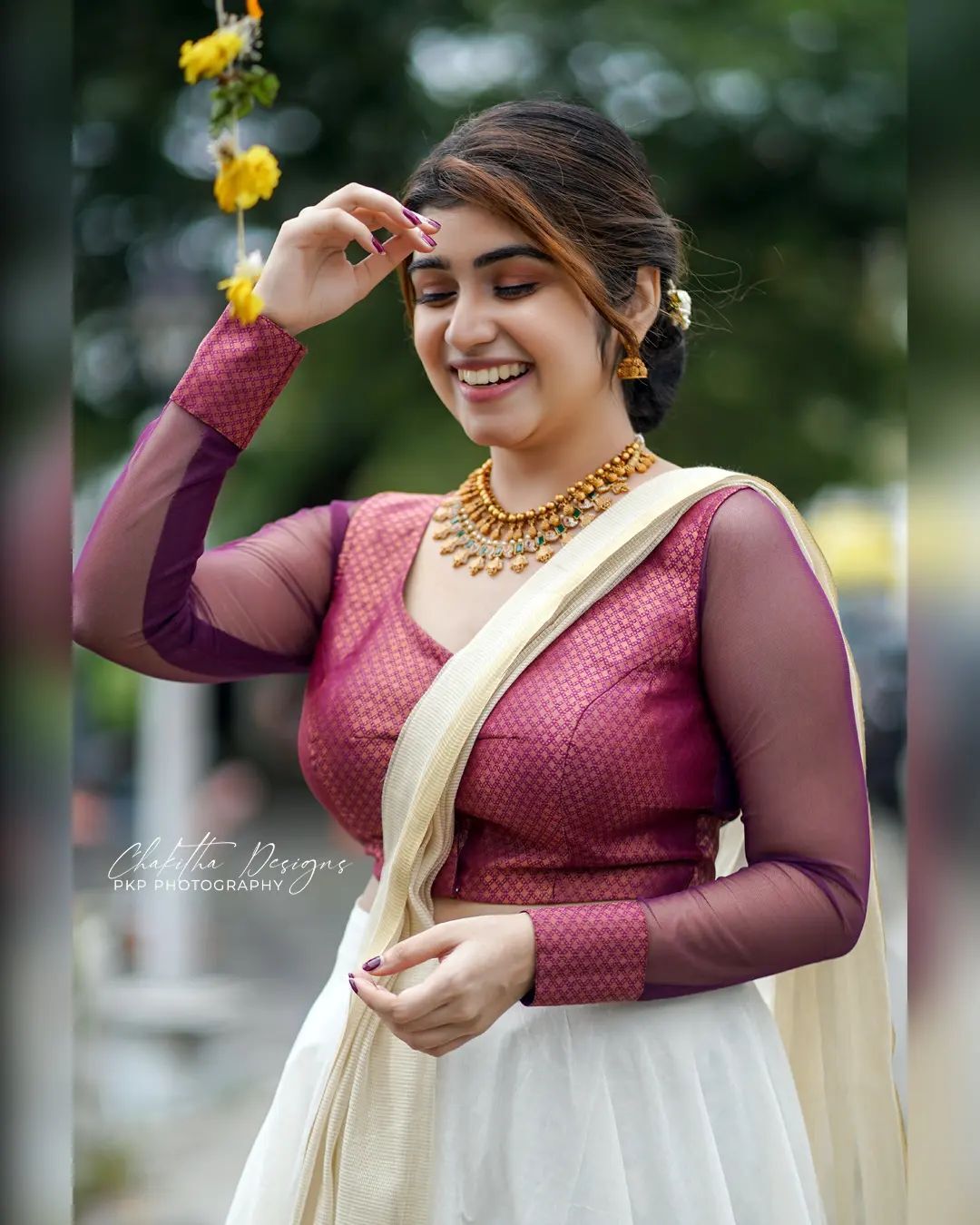 Actress Manasa Radhakrishnan New Traditional Look For Onam 2022 Goes ...