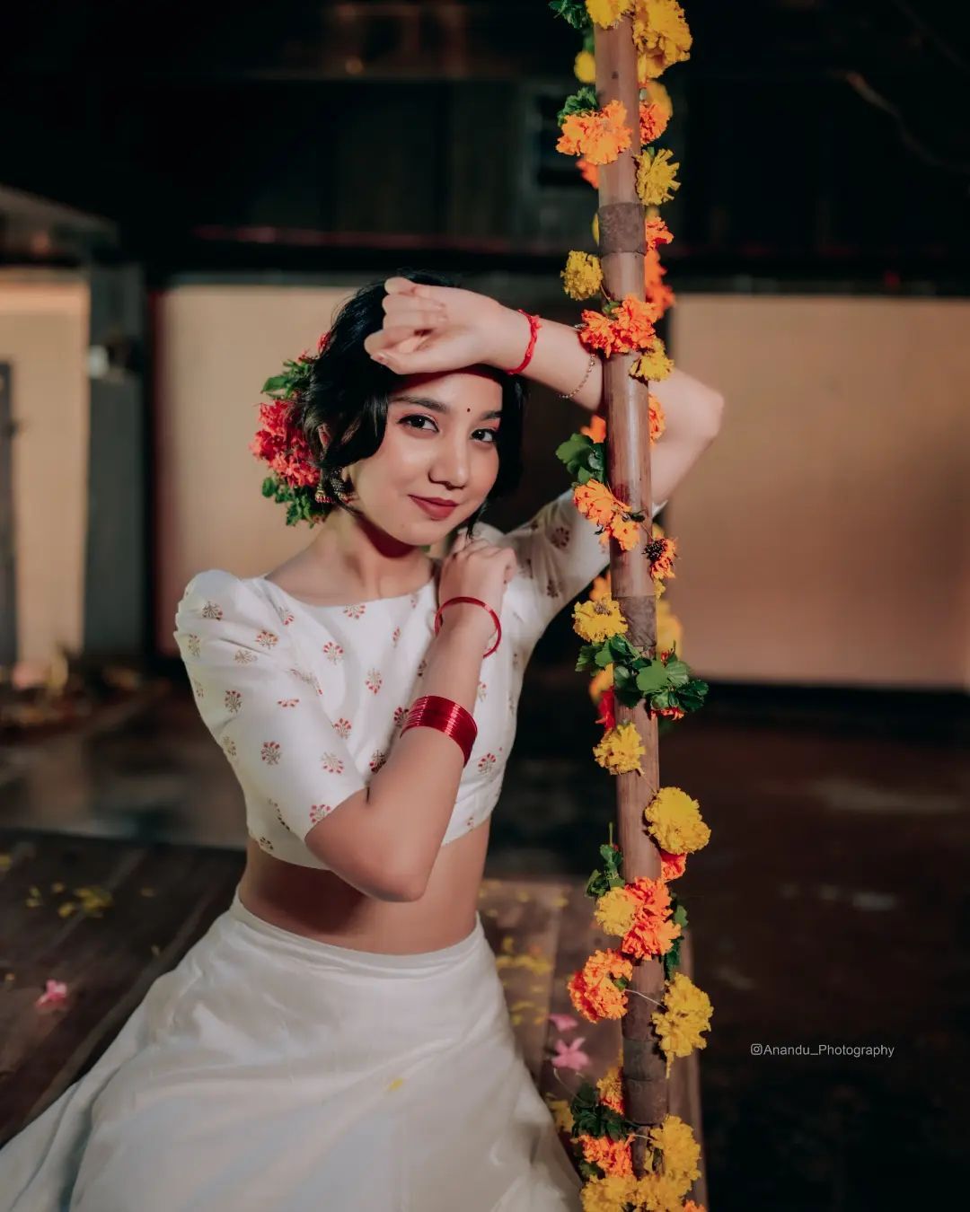 Child Actress Thamanna Pramod New Bold And Stylish Onam Clicks Made ...