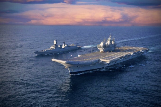 INS Vikrant 1st Made In India Aircraft Carrier Photos: HD Images ...