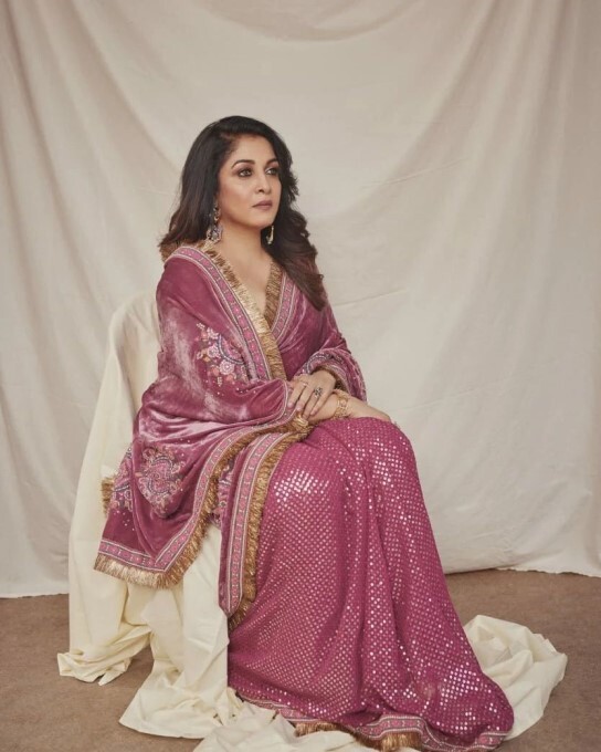 Kollywood Actress Ramya Krishnan Looks Stunning In Saree Photos: HD ...
