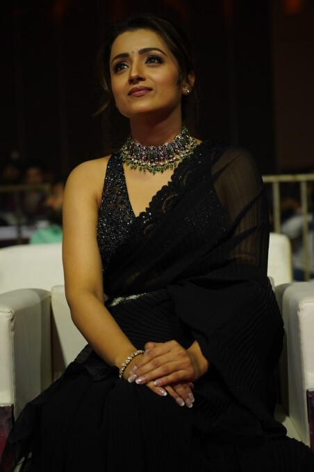 Trisha In Black Dress