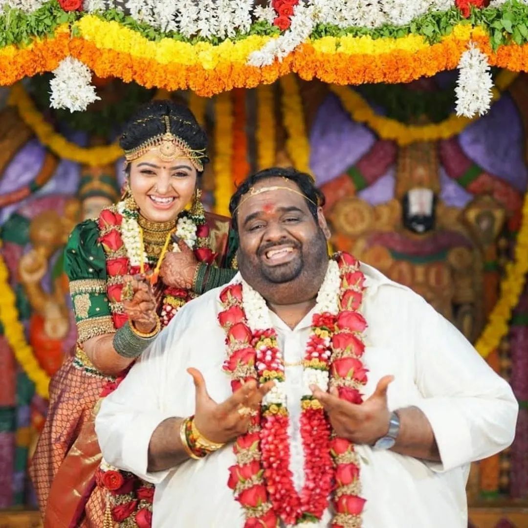 Tamil Producer Ravinder Chandrasekhar and Serial Actress Mahalakshmi ...