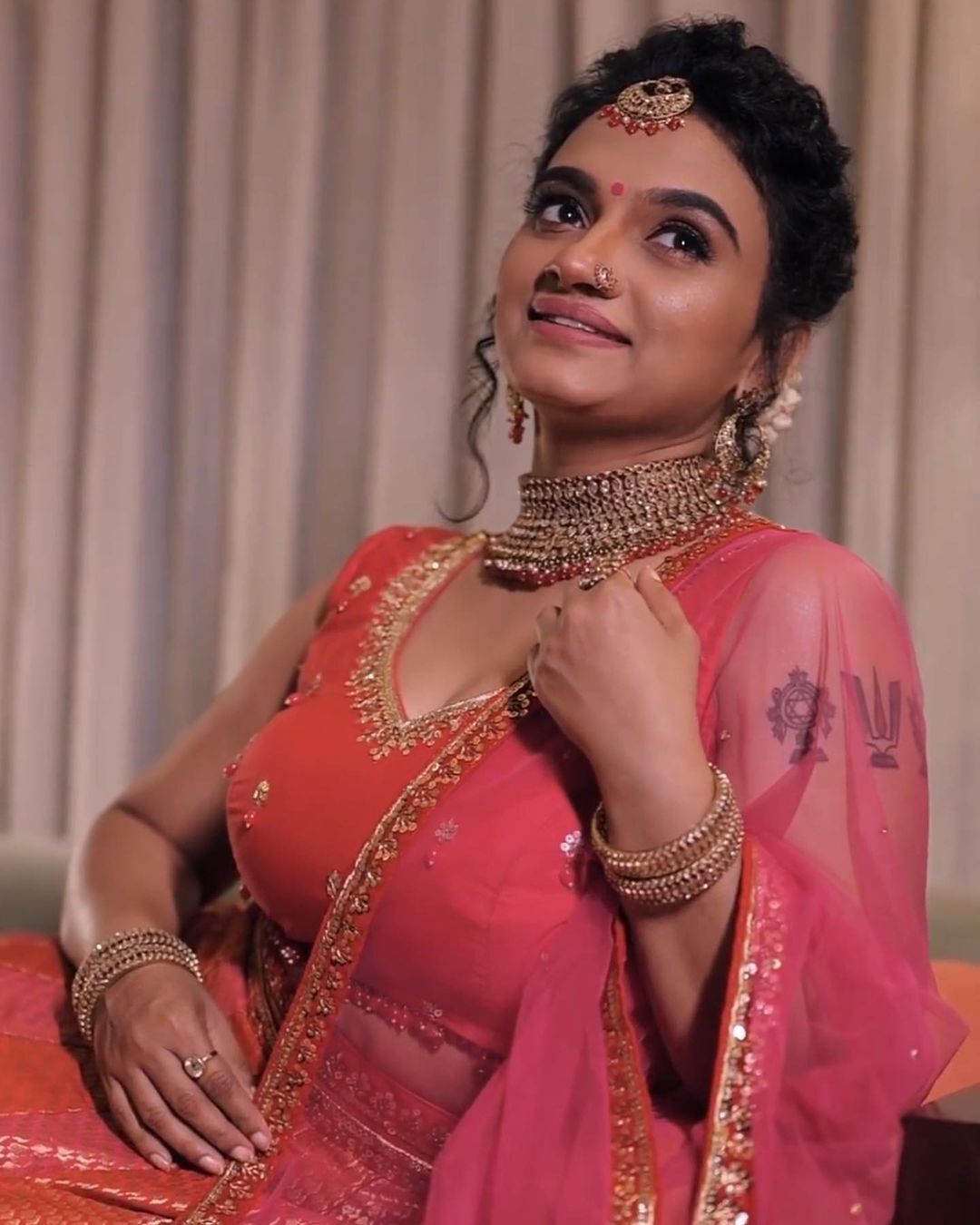 Actress-Dancer Krishna Praba Looks Gorgeous in Lehenka for Diwali ...