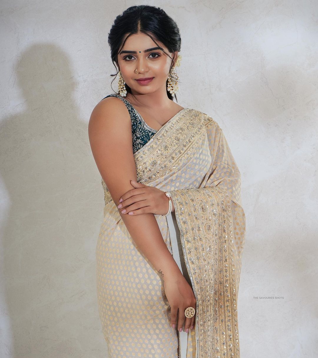 Actress Gouri G. Kishan Came in Black Outfit in Filmfare South 2022 ...