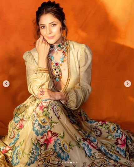 Actress Shehnaaz Gill Looks Sizzling In Latest Ethnic Wear Photos: HD ...