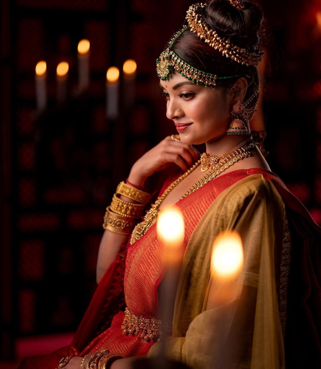 Actress Soorya J Menon New Makeover As Ponniyin Selvan Movie Character ...