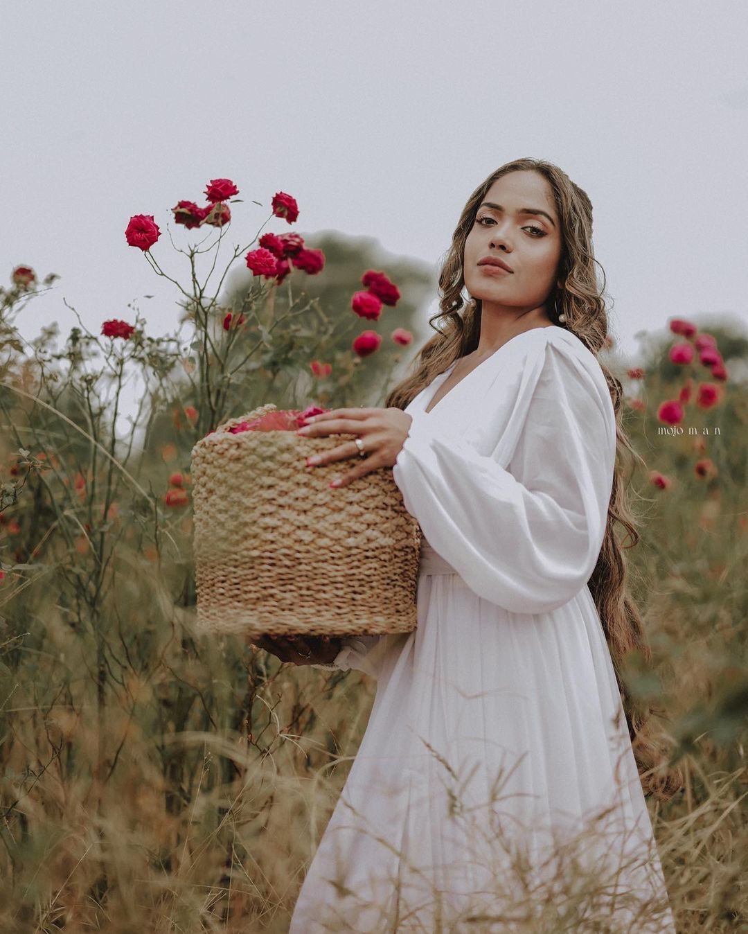 Bigg Boss Fame Nimisha PS New Vintage Photoshoot In White Gown Is ...