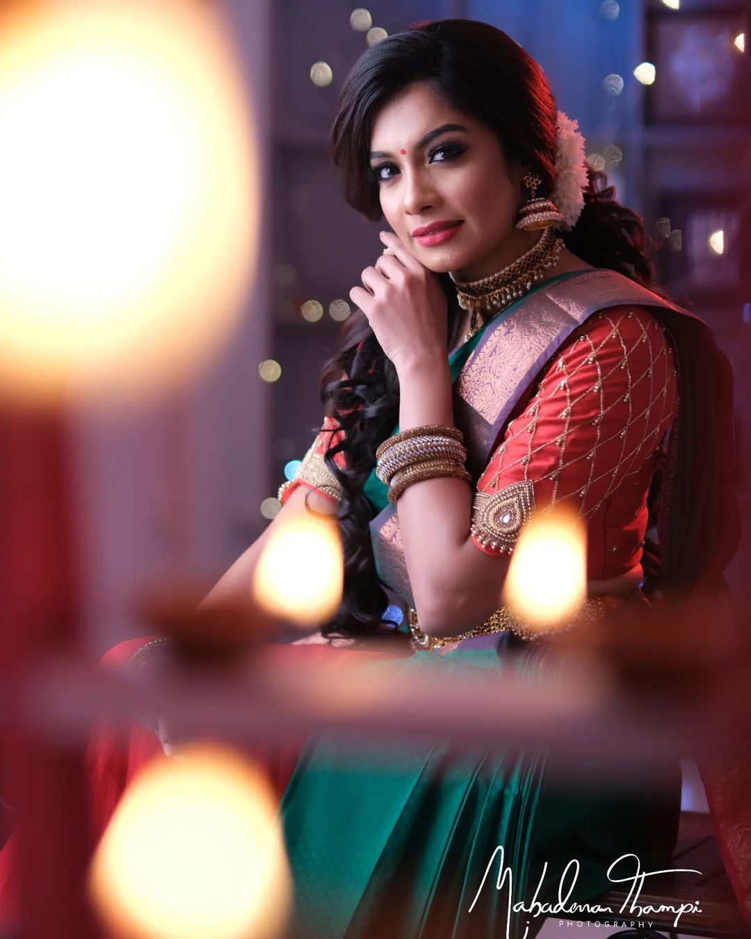 Bigg Boss Malayalam Fame Dilsha Prasanann's Diwali Special Photoshoot ...