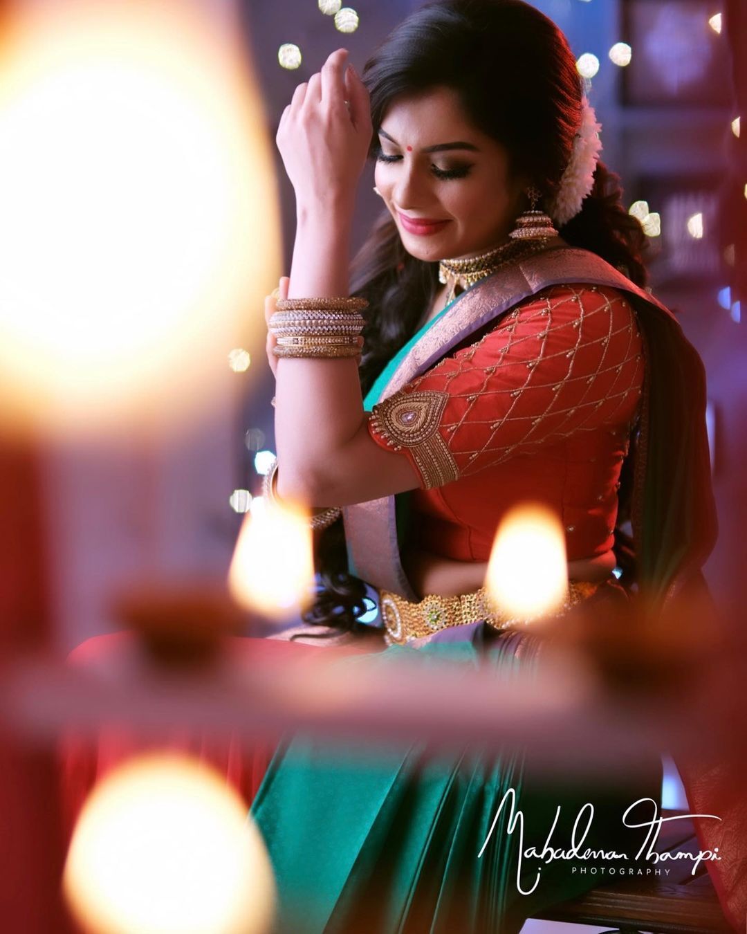 Bigg Boss Malayalam Fame Dilsha Prasanann's Diwali Special Photoshoot ...