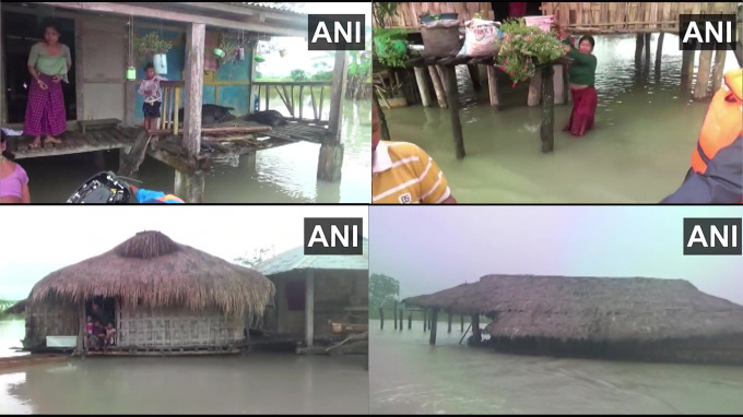 Flood Situation In The Dhemaji District Photos: HD Images, Pictures ...