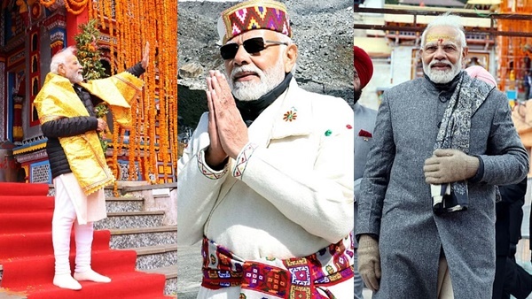 4 outfits with in 8 hours; This is how modi dressed up during his visit ...
