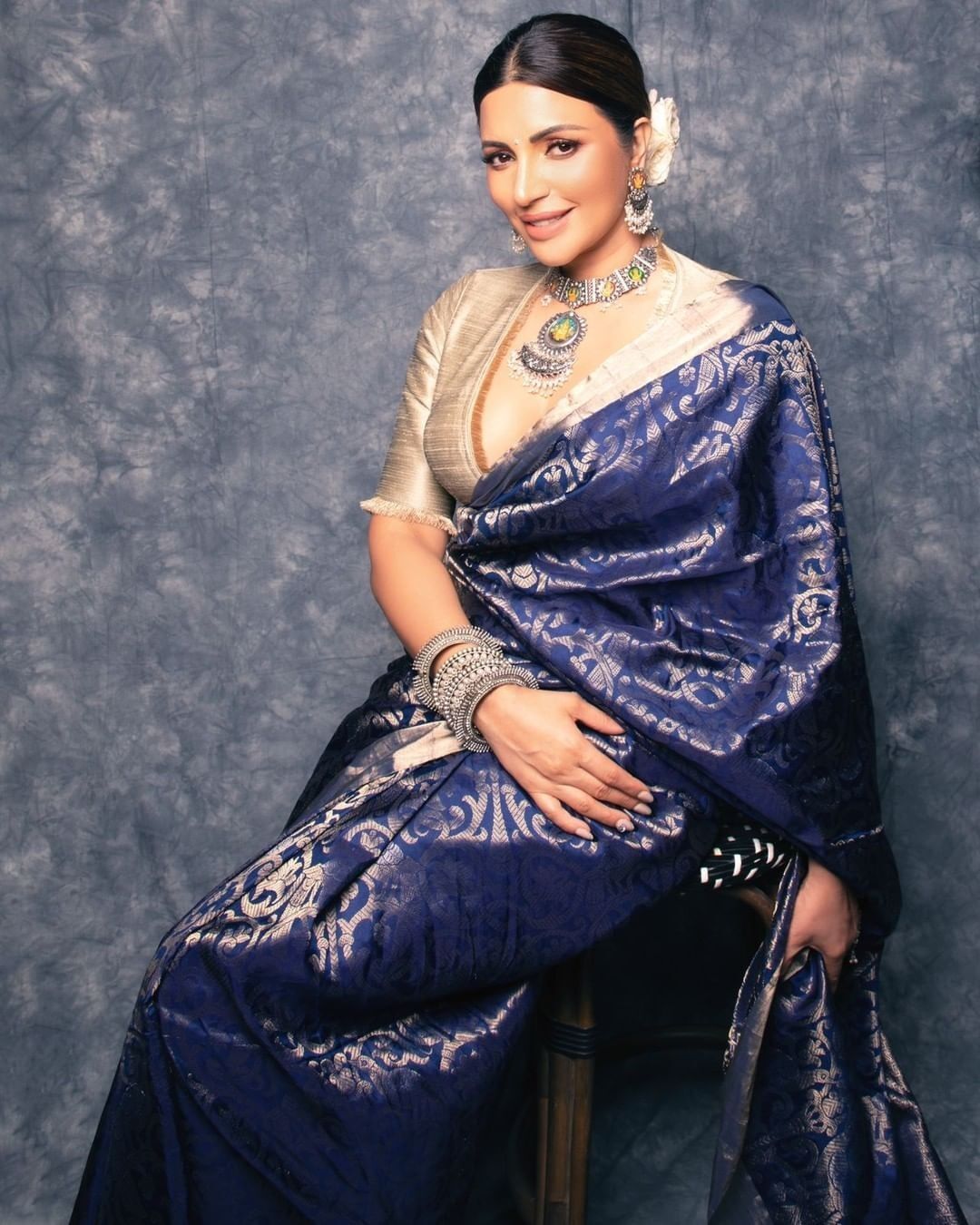 Photos: इतनी खूबसूरत साड़ी पहने Shama Sikander लगीं बेहद खूबसूरत ...