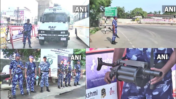 RAF Deployed Across The City Of Coimbatore Photos: HD Images, Pictures ...