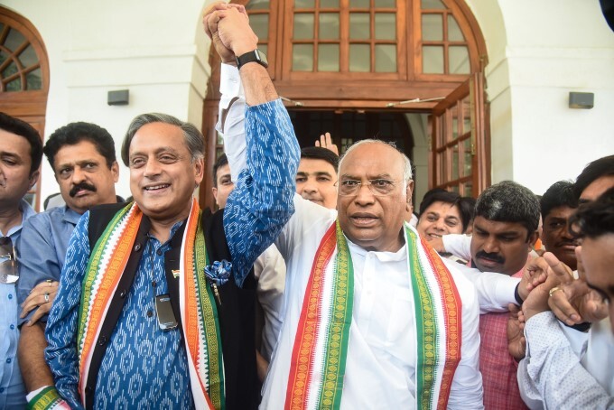Newly Elected Congress President Mallikarjun Kharge Celebrates His ...