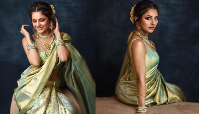 Shehnaaz Gill Pics: साड़ी में लिपटी शहनाज गिल ने पहना इतना बैकलेस ...