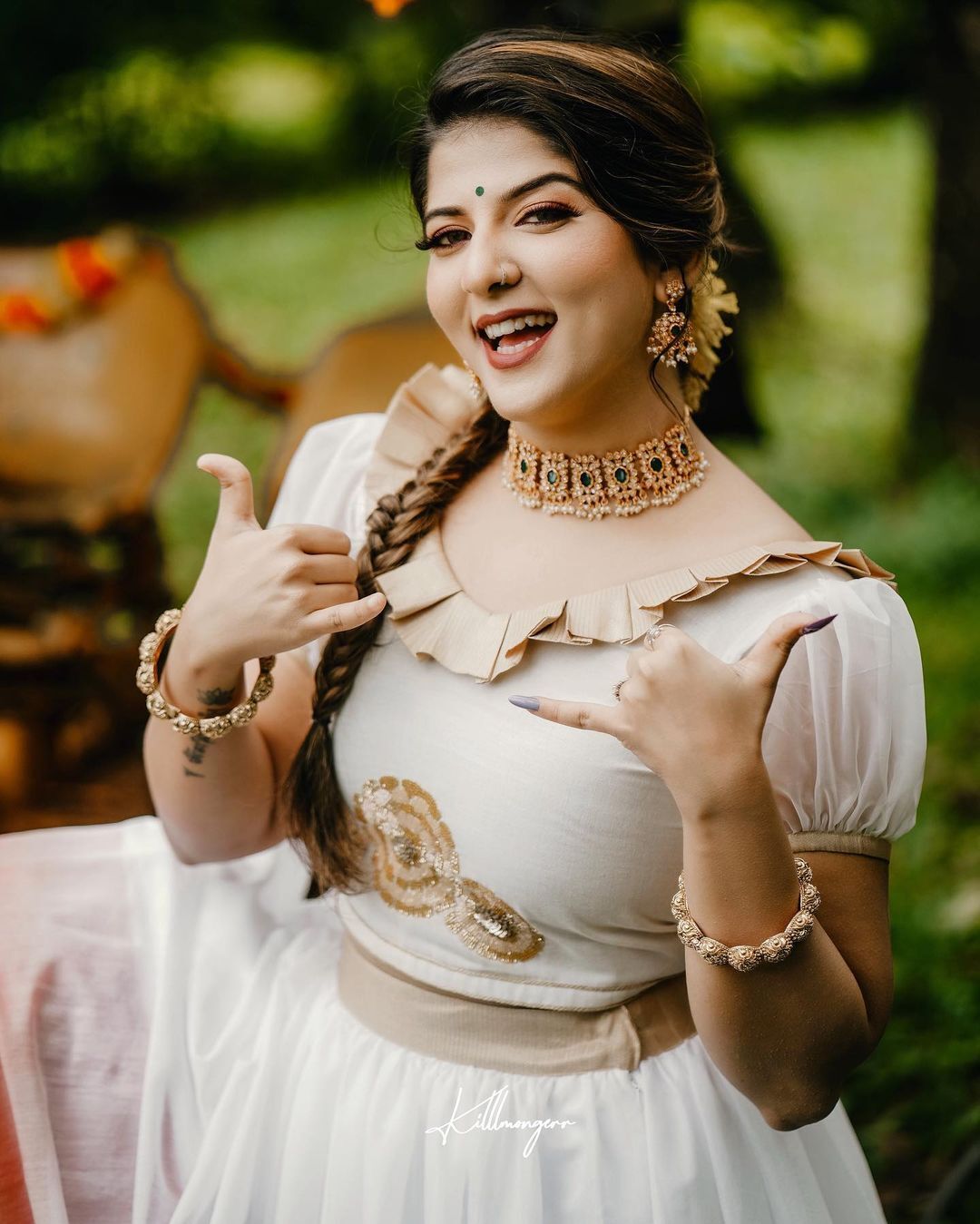 Social Media Star Aswathy S Nair Gives Diwali Wishers to Her Fans ...