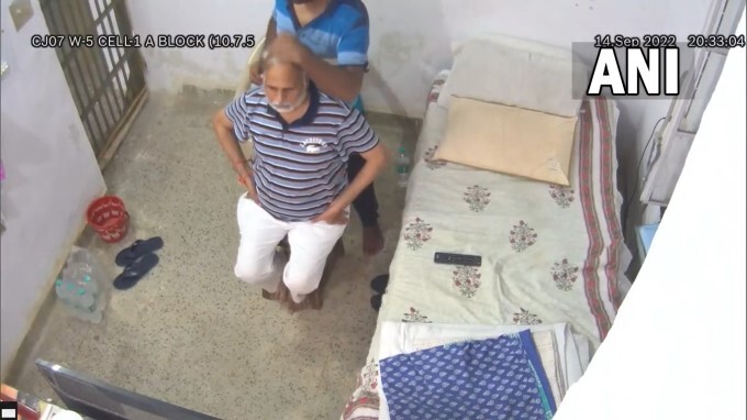 CCTV Footage Of Jailed Delhi Minister Getting A Massage Inside Tihar ...