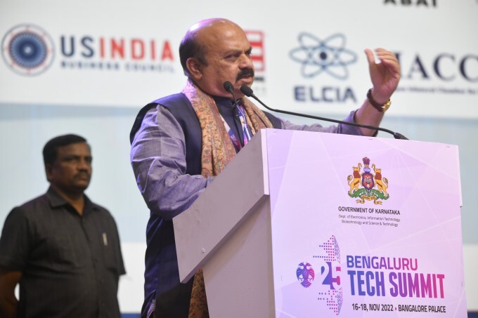 KA CM Basavaraja Bommai Inaugurated Bangalore Tech Summit Photos: HD ...