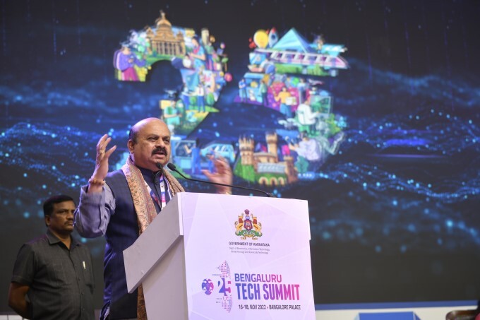 KA CM Basavaraja Bommai Inaugurated Bangalore Tech Summit Photos: HD ...