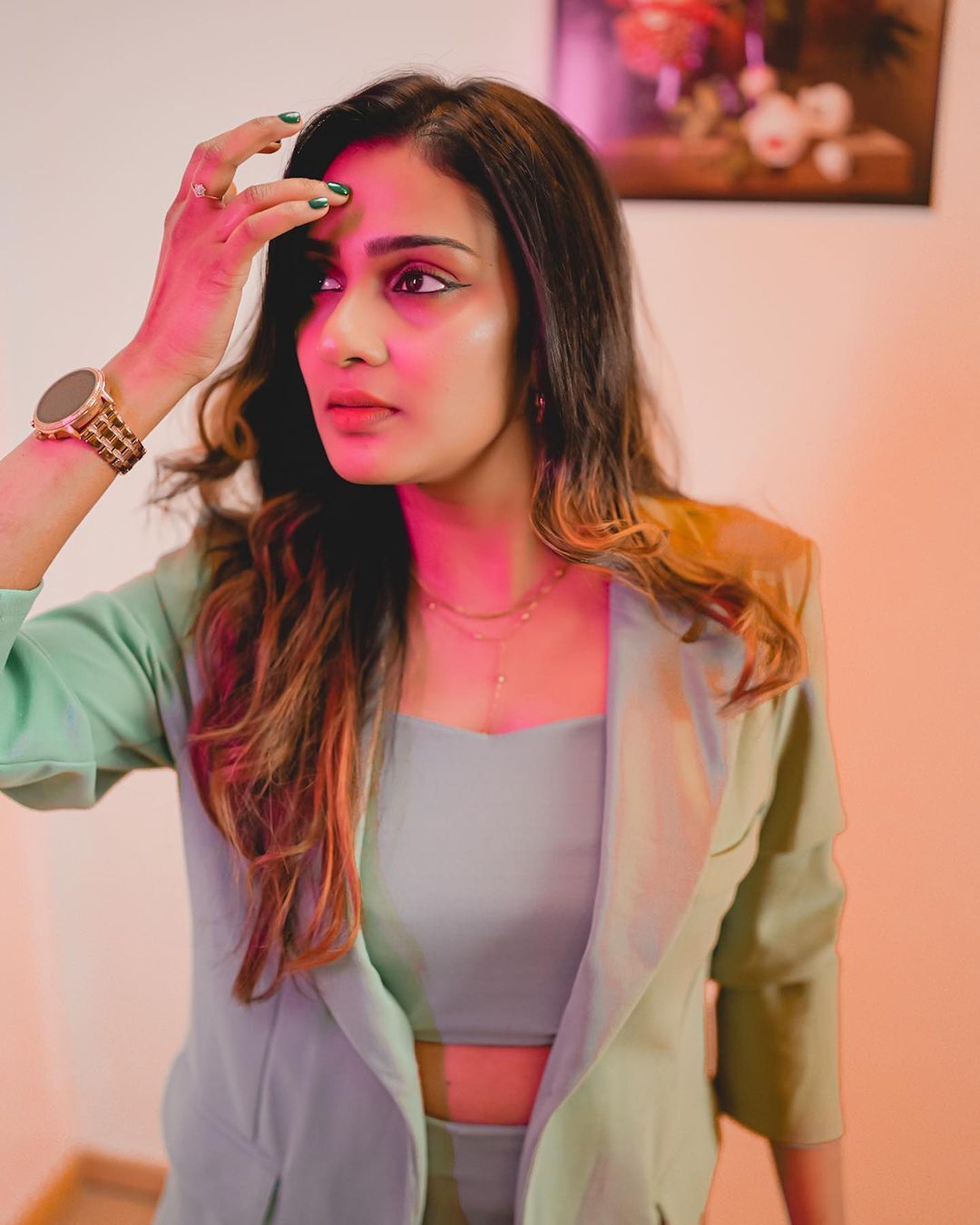 Mollywood Actress Aditi Ravi's Latest Photoshoot For Vanitha Magazine ...