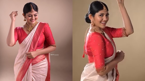 Mollywood Actress Drishya Raghunath Stunning In Saree in Swayamwara ...