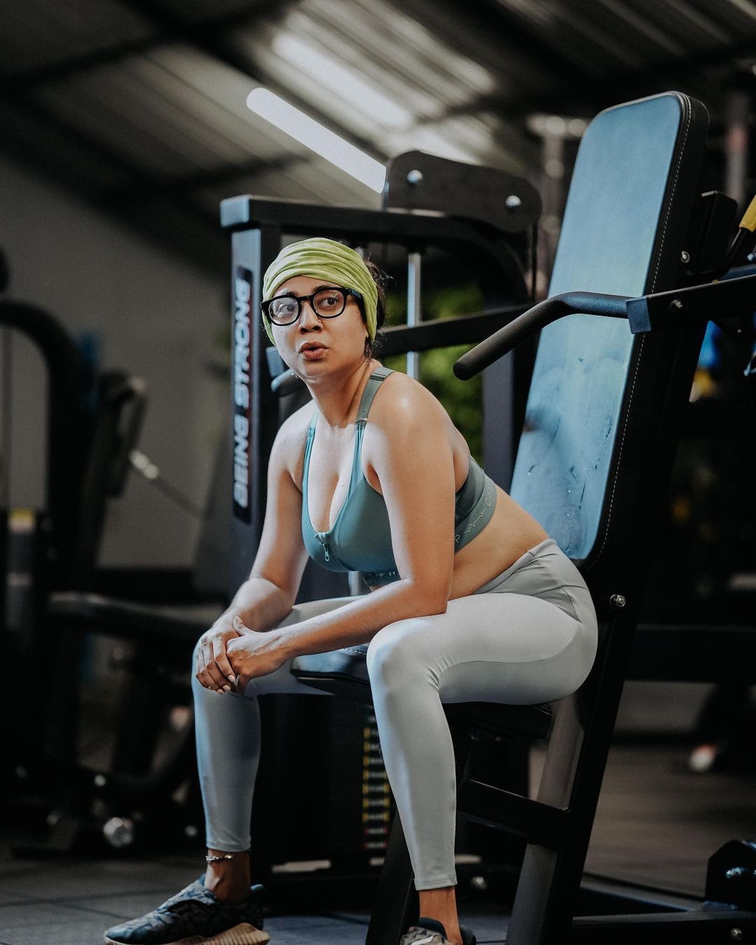 Playback Singer Abhaya Hiranmayi New Stunning Workout Stills Set Fire On Social Media | Abhaya ...