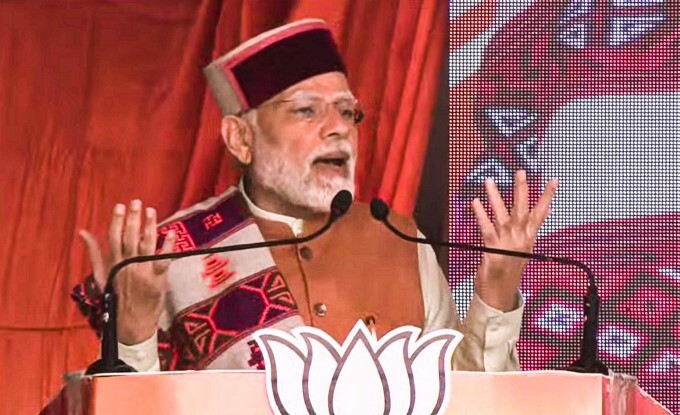 PM Modi During Public Meeting In Himachal Pradesh Photos: HD Images ...