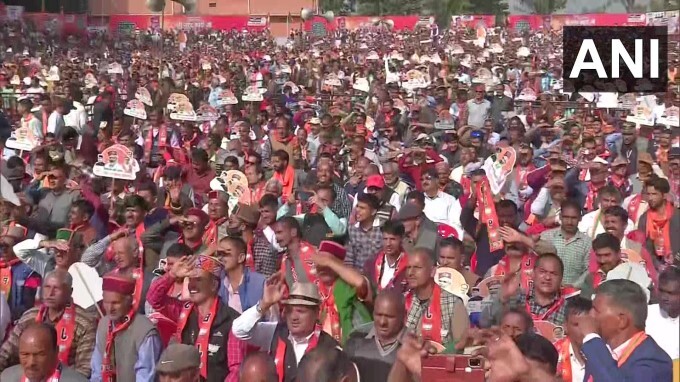 PM Narendra Modi During Election Rally In Himachal Pradesh Photos: HD ...