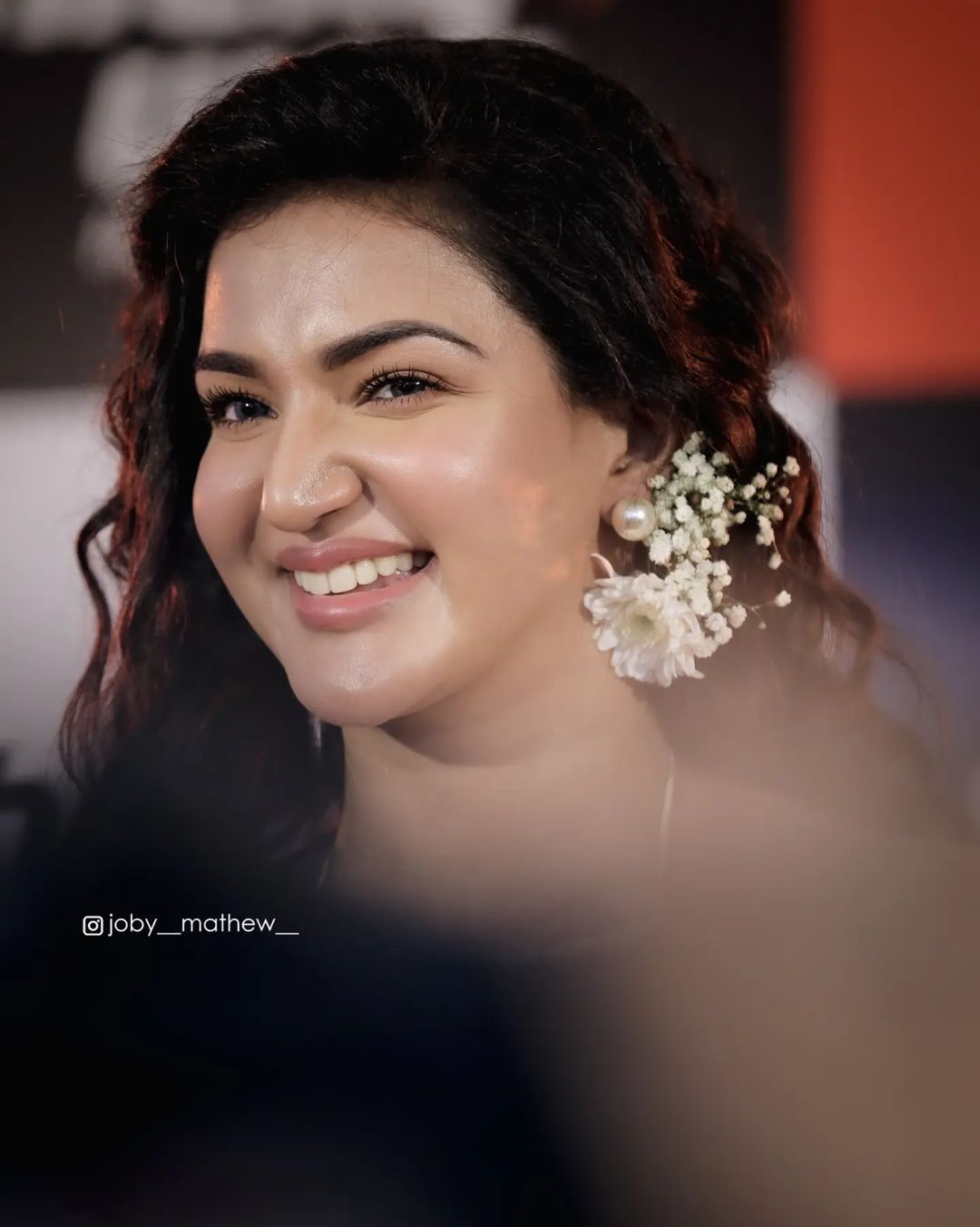 Actress Honey Rose New Inauguration Look In Floral Printed Dress Like A ...