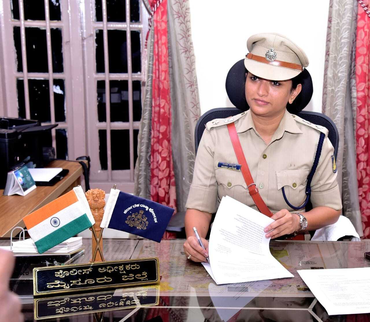 ಮೈಸೂರಿನ ನೂತನ ಎಸ್ಪಿಯಾಗಿ ಅಧಿಕಾರ ಸ್ವೀಕರಿಸಿದ ಸೀಮಾ ಲಾಟ್ಕರ್ | Seema Latkar ...