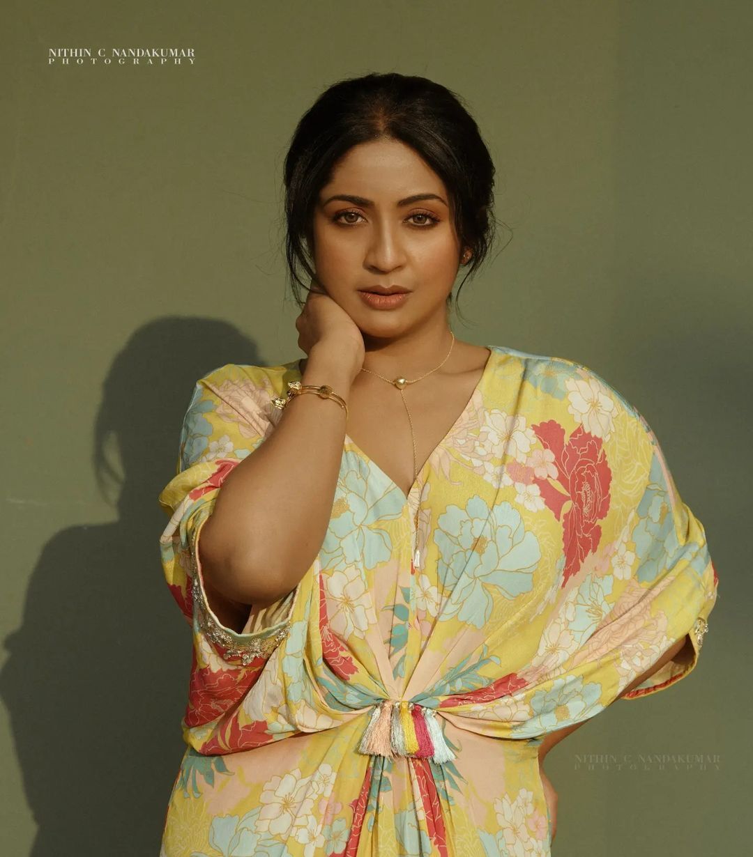 Actress Navya Nair New Stunning And Stylish Makeover In Floral Dress ...
