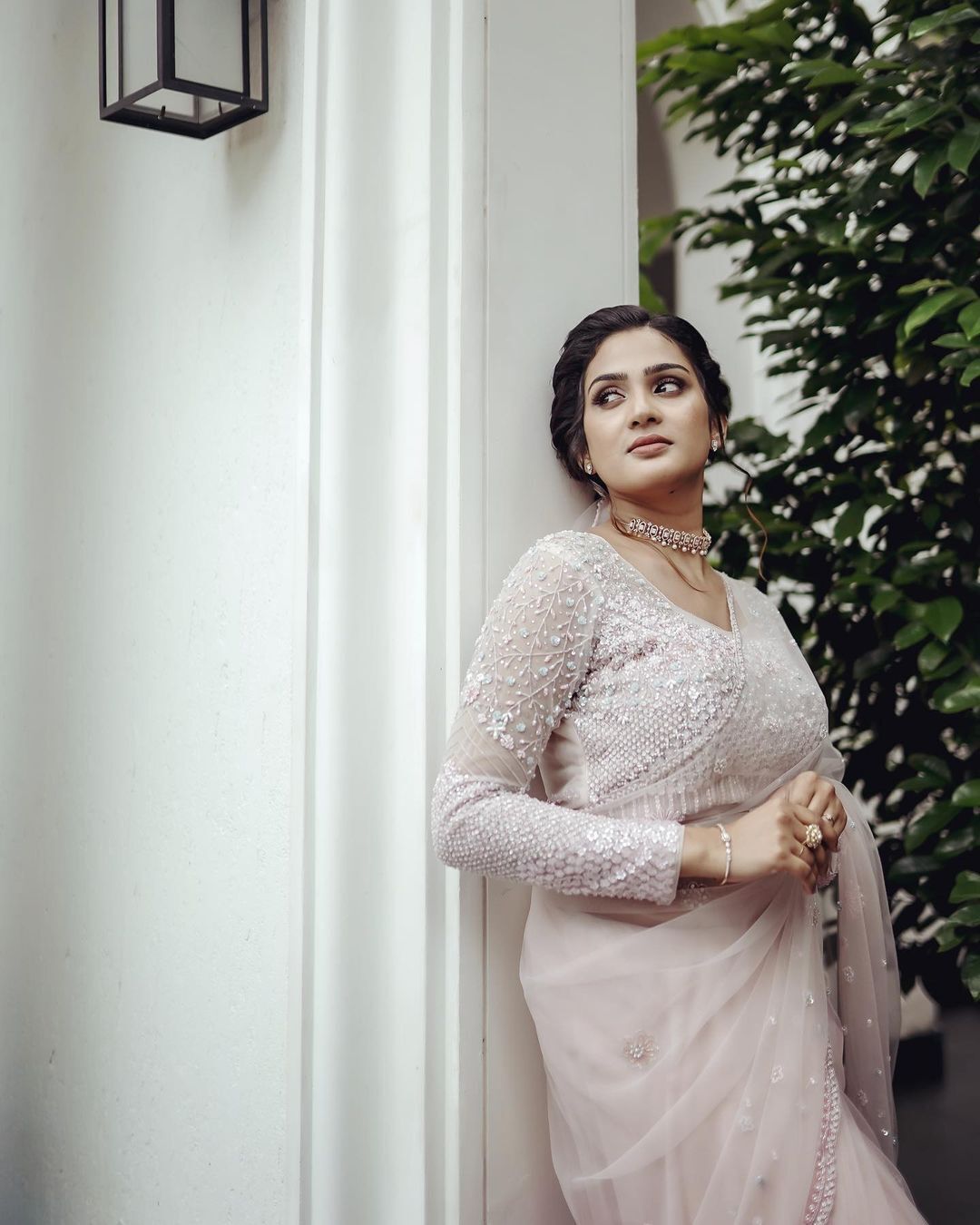 Mollywood Actress Aditi Ravi's Latest Saree Look Made Wow Among Fans ...