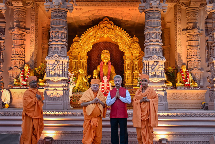 S Jaishankar At Pramukh Swami Maharaj Shatabdi Mahotsav In Ahmedabad ...