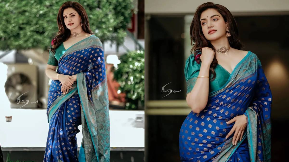 Veera Simha Reddy Fame Honey Rose's Stunning Makeover in Saree Goes ...