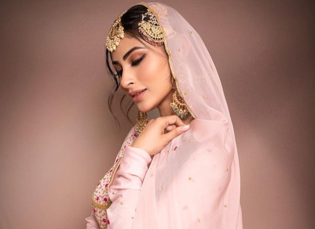 গোলাপি রঙের আনারকলি চুড়িদারে মোহময়ী হয়ে উঠেছেন মৌনী, ডিভার লুকে ...