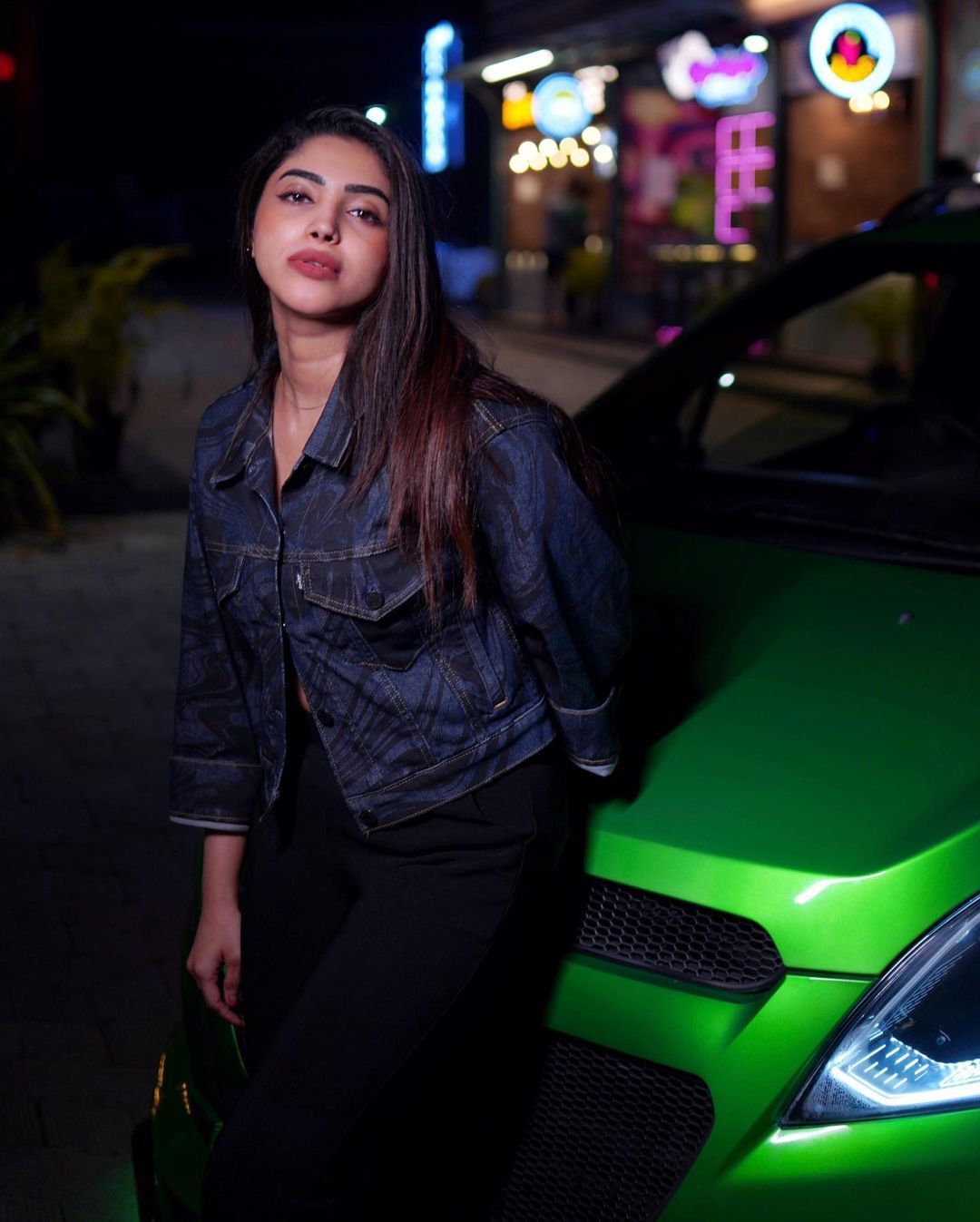 Actress-Model Ameya Mathew's New Stills With Modified Cars Goes Viral ...
