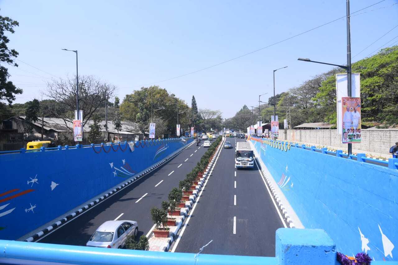 ಸುರಂಜನ್ ದಾಸ್ ಜಂಕ್ಷನ್ ಸಮೀಪದ ರಸ್ತೆ ಅಂಡಪಾಸ್‌ಗೆ ಲೋಕಾರ್ಪಣೆ | CM Basavaraj ...