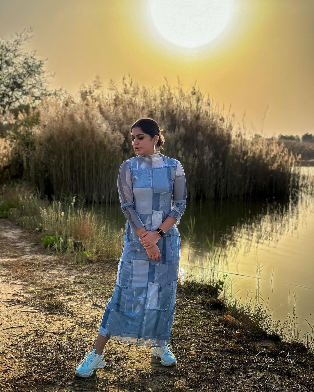 Ennalum Ente Aliya Fame Meera Nandan New Stylish Clicks From Dubai Made ...